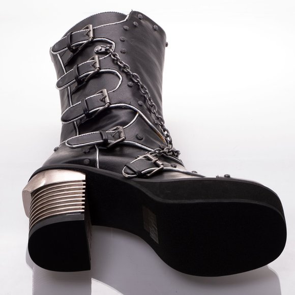 Hades | Shoes | New Hades Motorhead Steampunk Boots With Chain | Poshmark